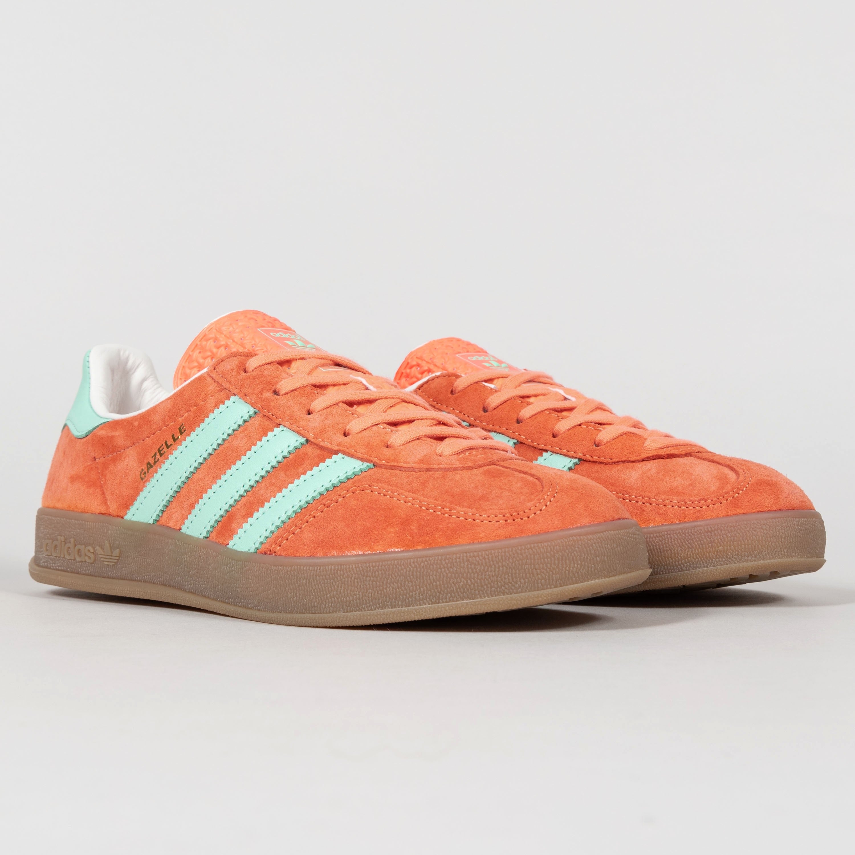adidas Originals Gazelle Indoor (Easy Orange/Clear Mint/Gum 4) - IH7499 ...