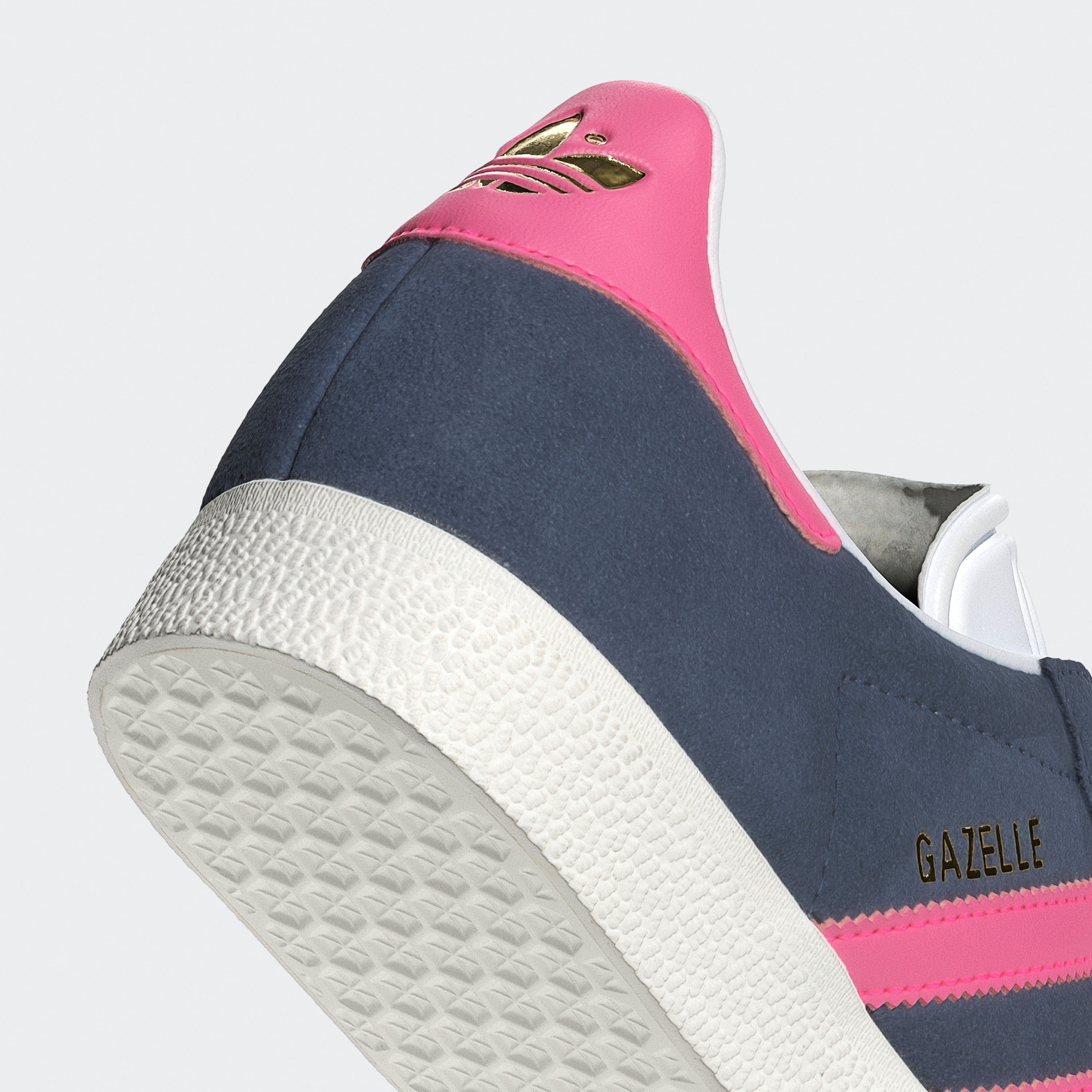 adidas Originals Gazelle W (Preloved Ink/Lucid Pink/Gold Metallic ...