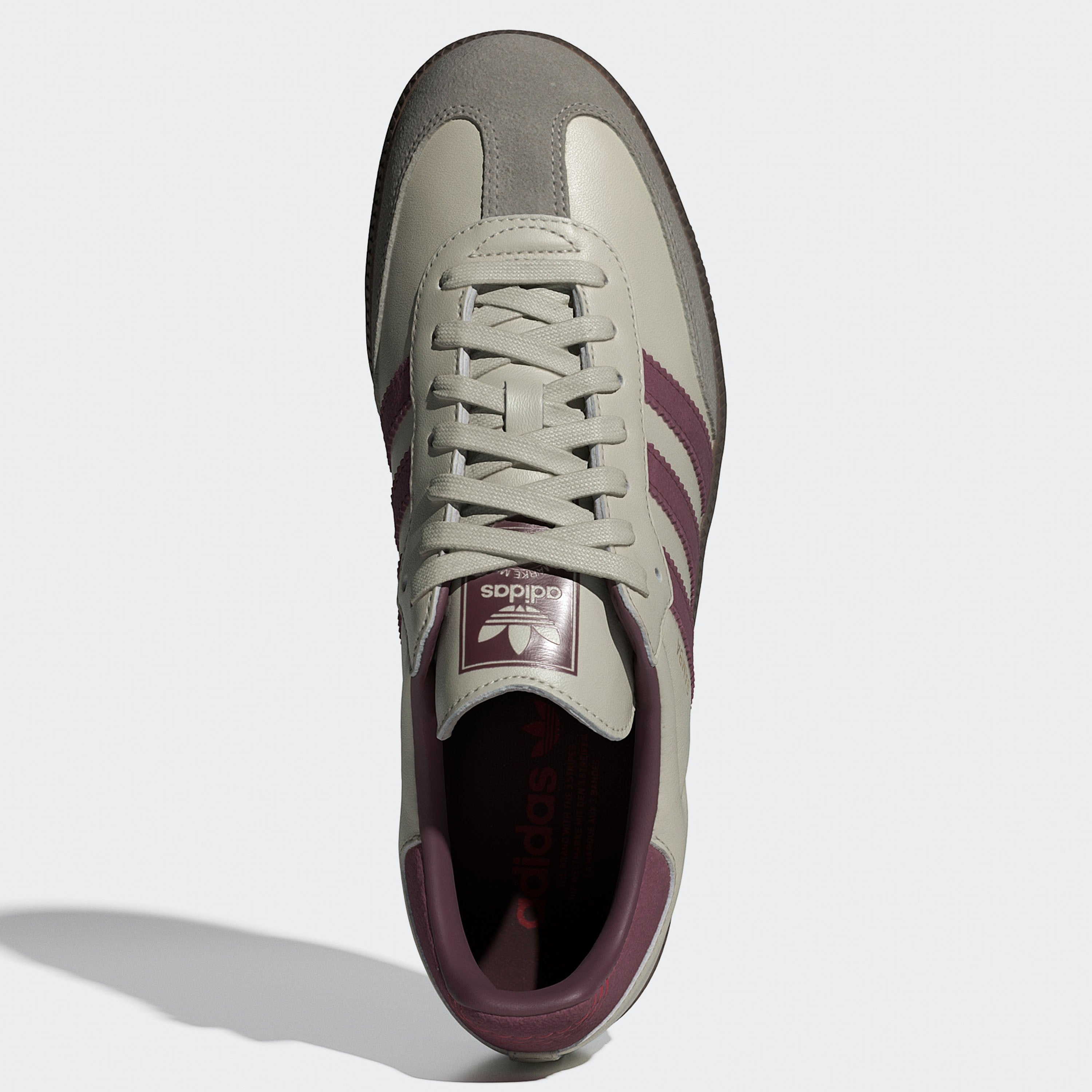 adidas Originals Samba OG (Putty Grey/Maroon/Gold Metallic) - ID1482 ...