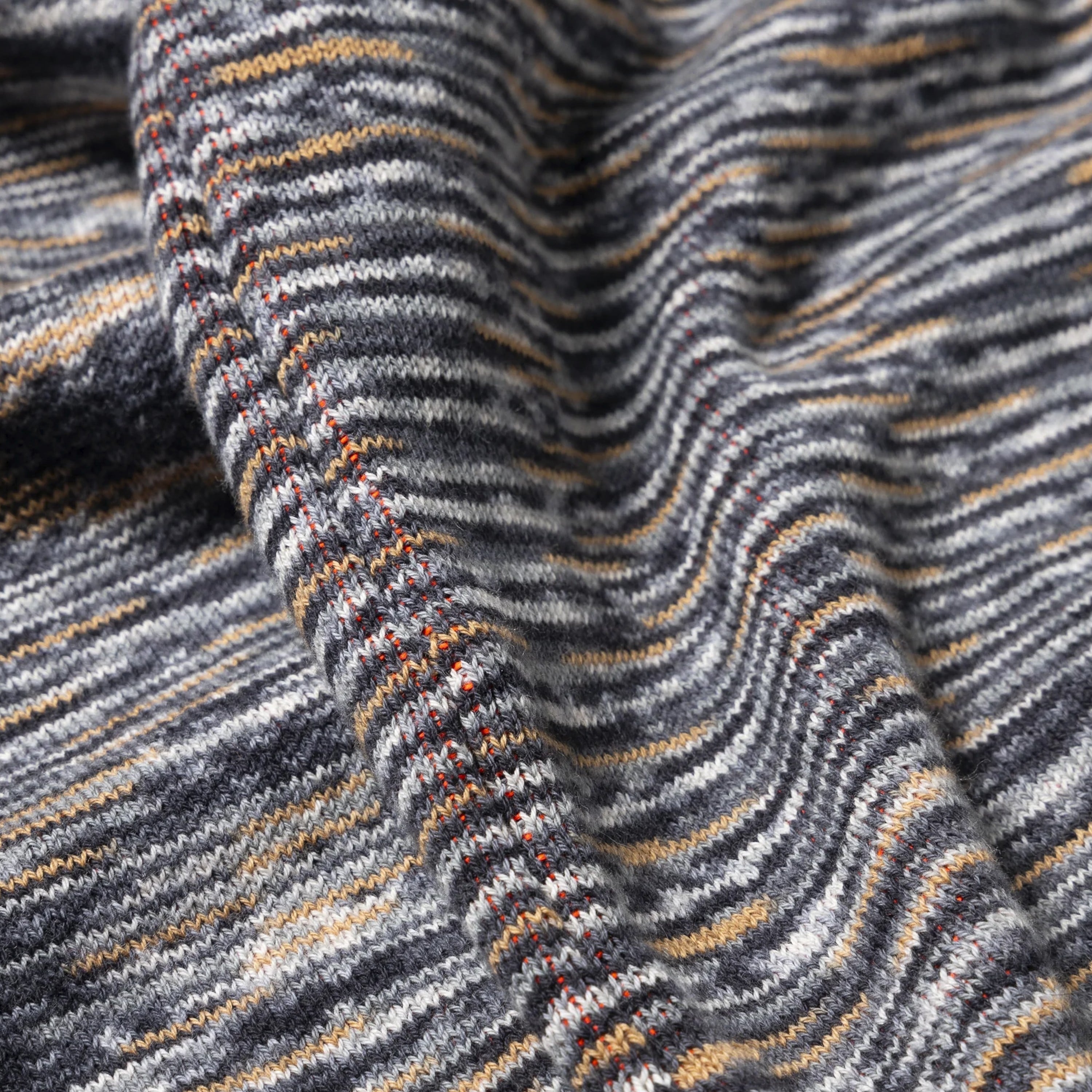 Aries Temple Space Dye Turtleneck Knit (Black) - FTAR20023-BLK - Consortium