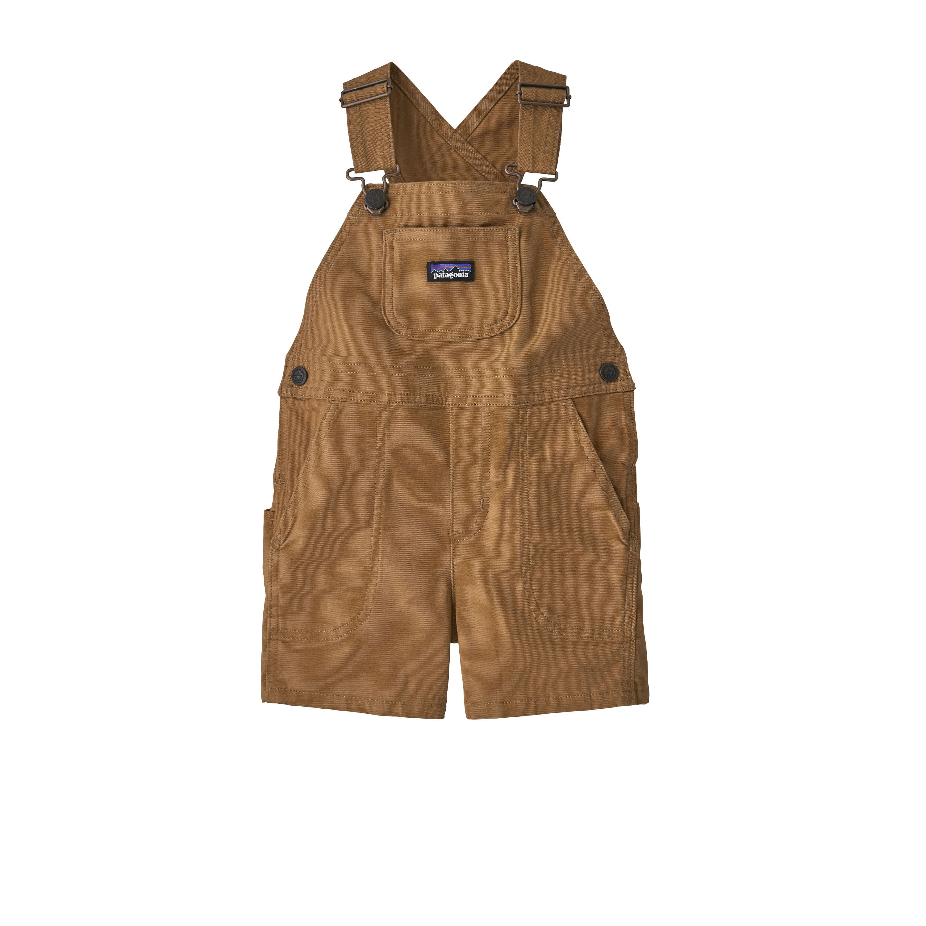 Baby Patagonia Stand Up Shortalls (Umber Brown) - 60335-UMBR - Consortium