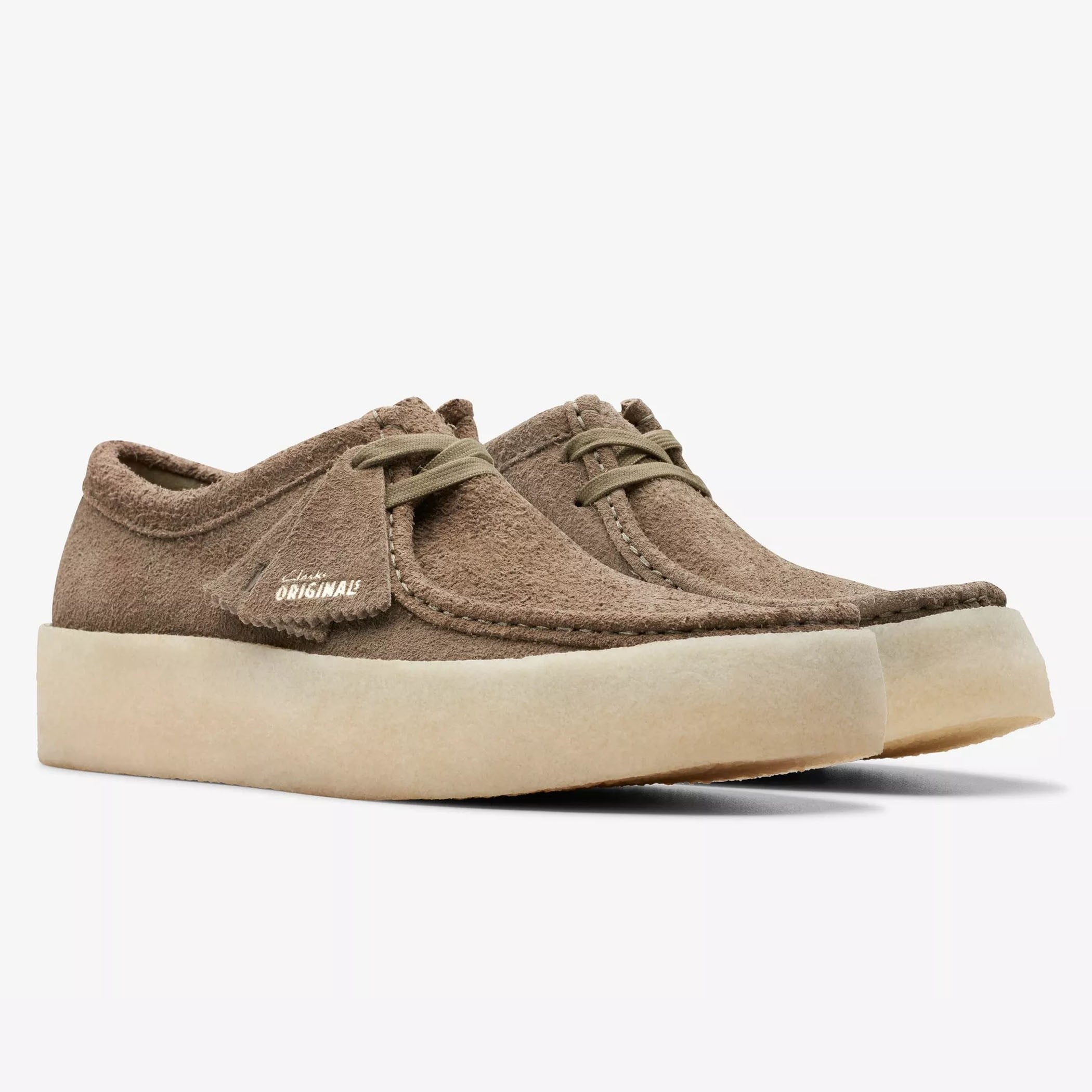 Clarks Originals Wallabee Cup (Pale Khaki Suede) - 26176549 - Consortium