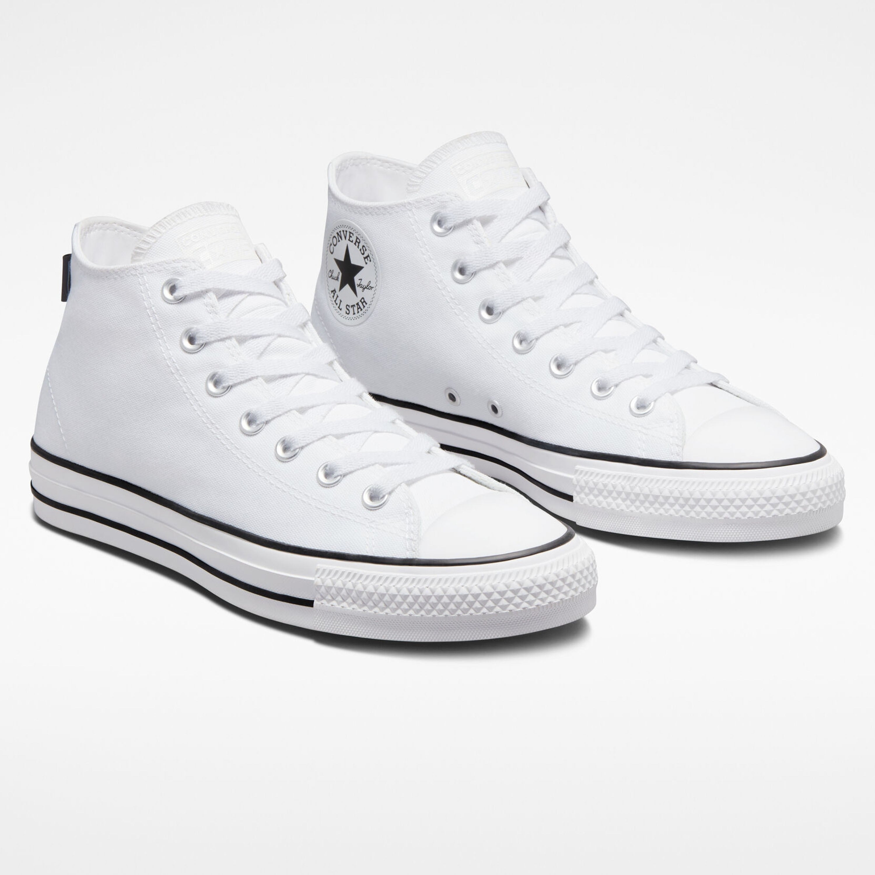 Converse Cons CTAS Pro Mid (White/White/Black) - A04151C - Consortium