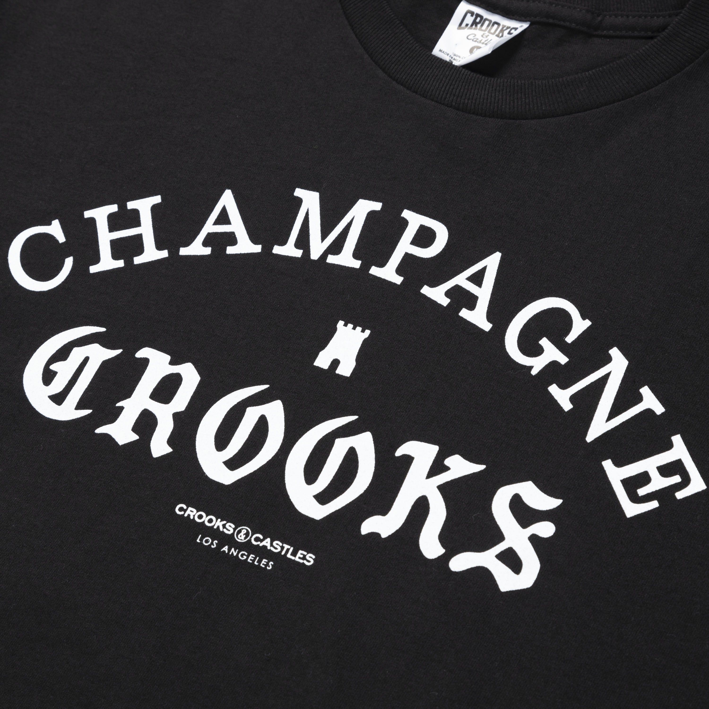 Crooks & Castles Champagne & Cocaine T-Shirt (Black) - I1620707 BLK ...