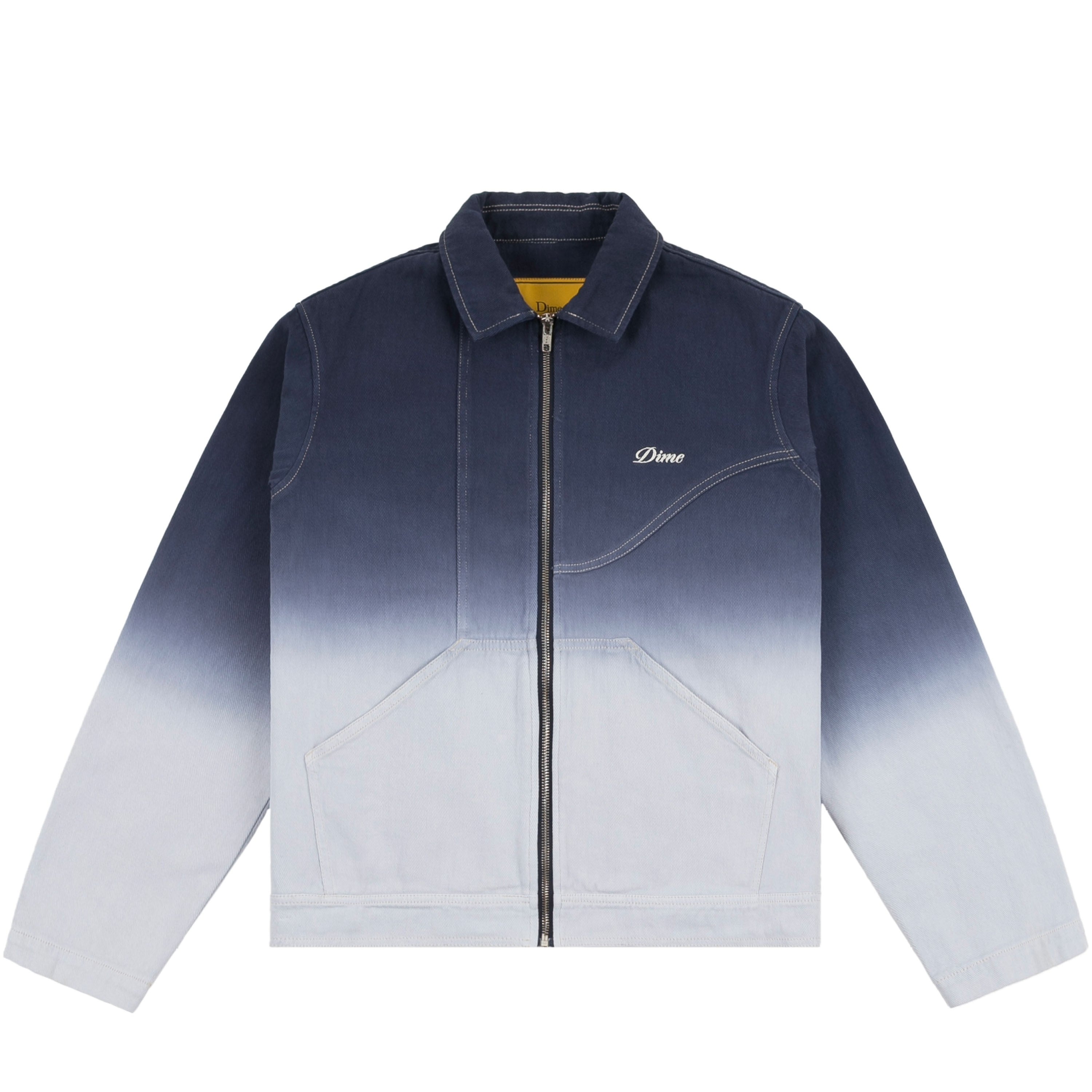 Dime Dipped Twill Jacket (Navy) - DIMESP231NVY - Consortium