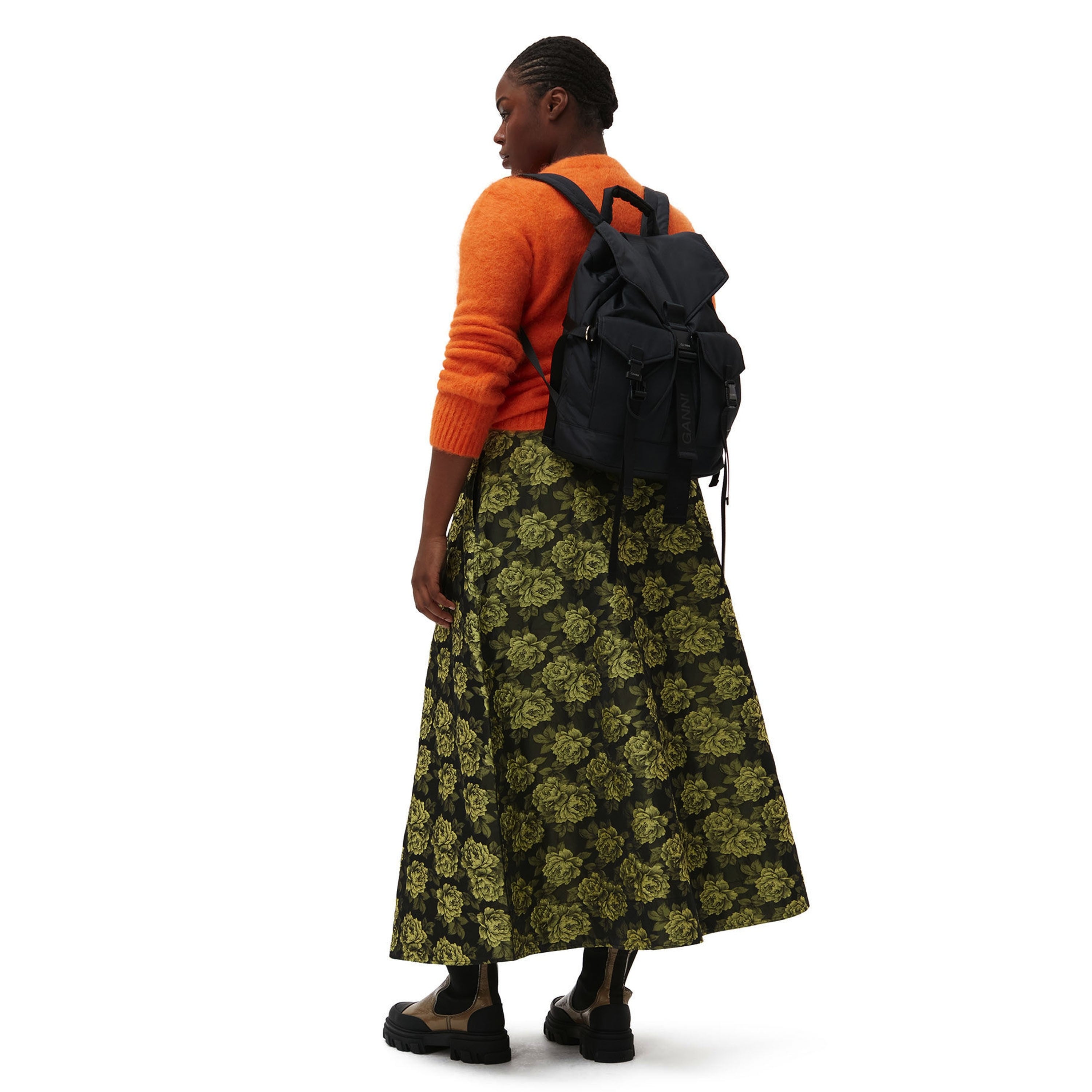 GANNI Recycled Tech Backpack (Black) - A4755 - Consortium