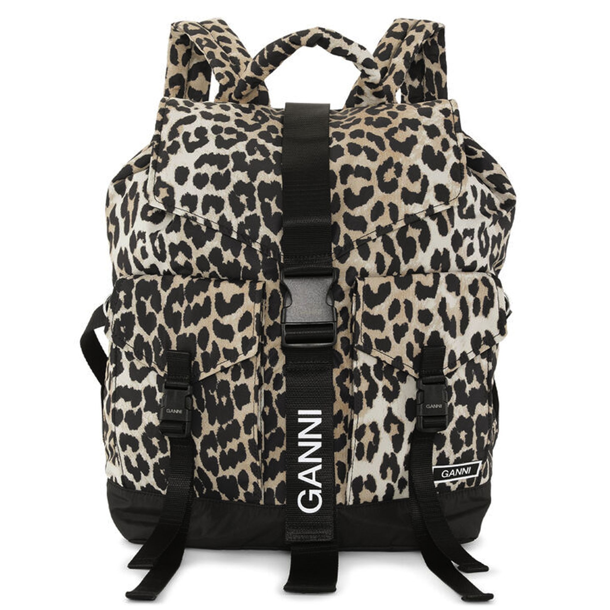 GANNI Recycled Tech Backpack (Leopard) - A4757 - Consortium