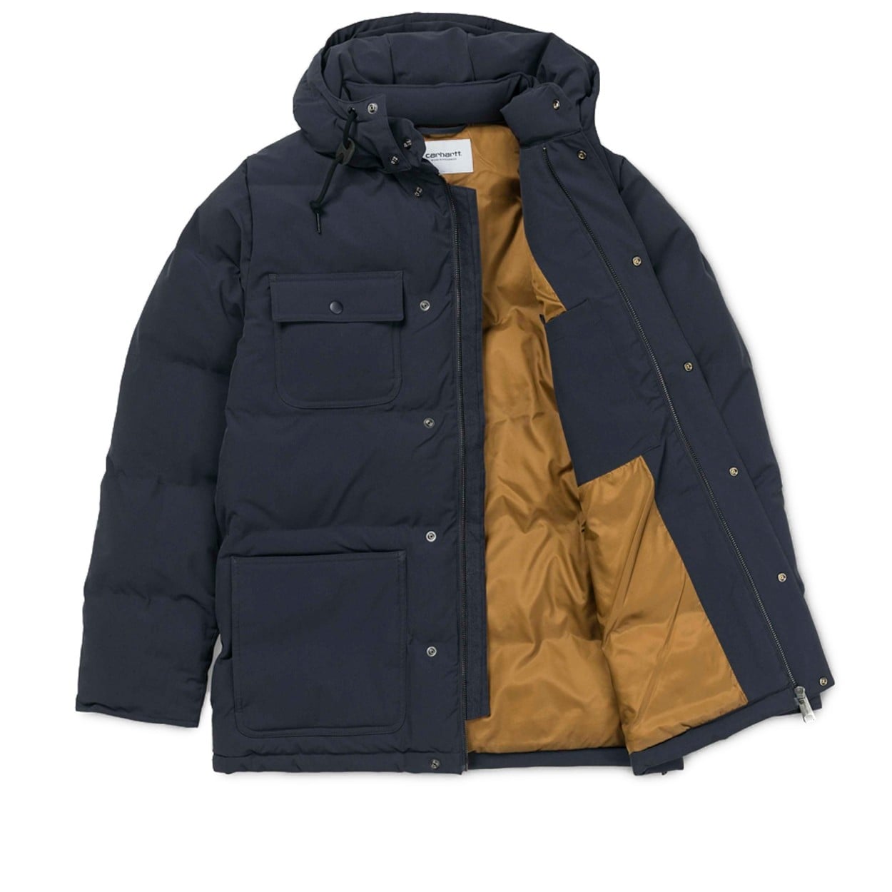 Carhartt Alpine Coat (Dark Navy/Hamilton Brown) - I023081.1C.90.03 ...