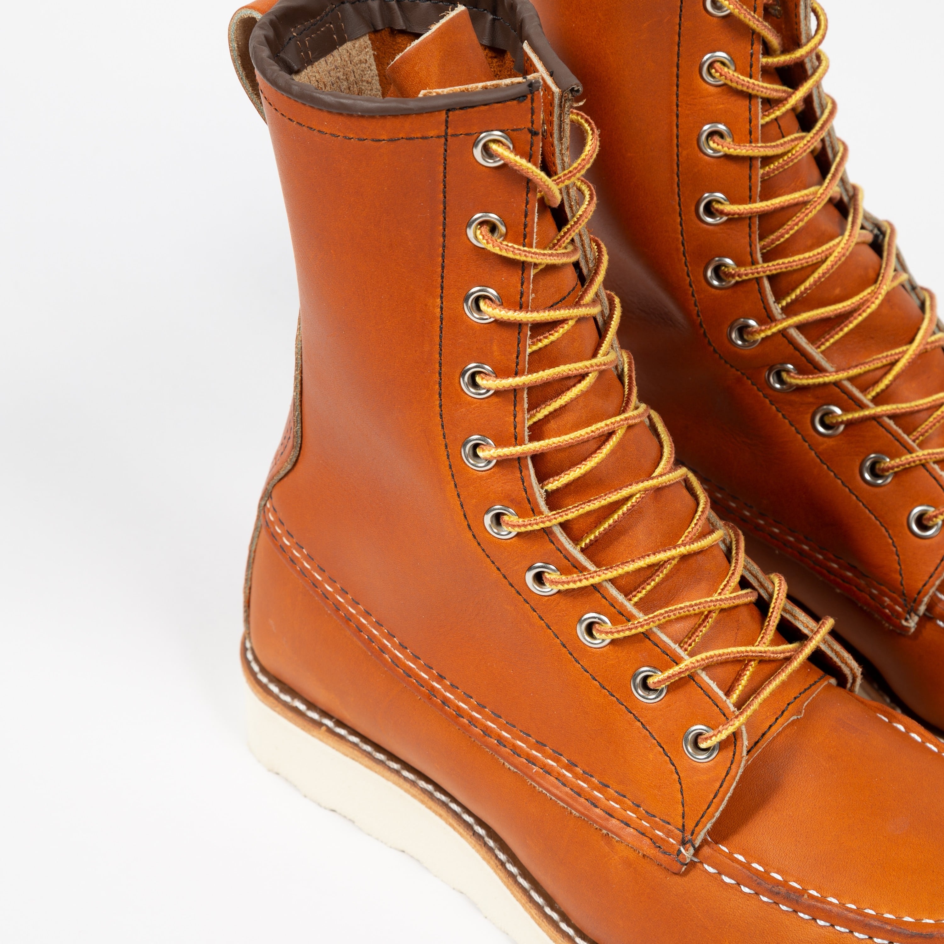 Red Wing 877 Classic Prairie Moc Toe 8” Boots (Oro Legacy Leather ...