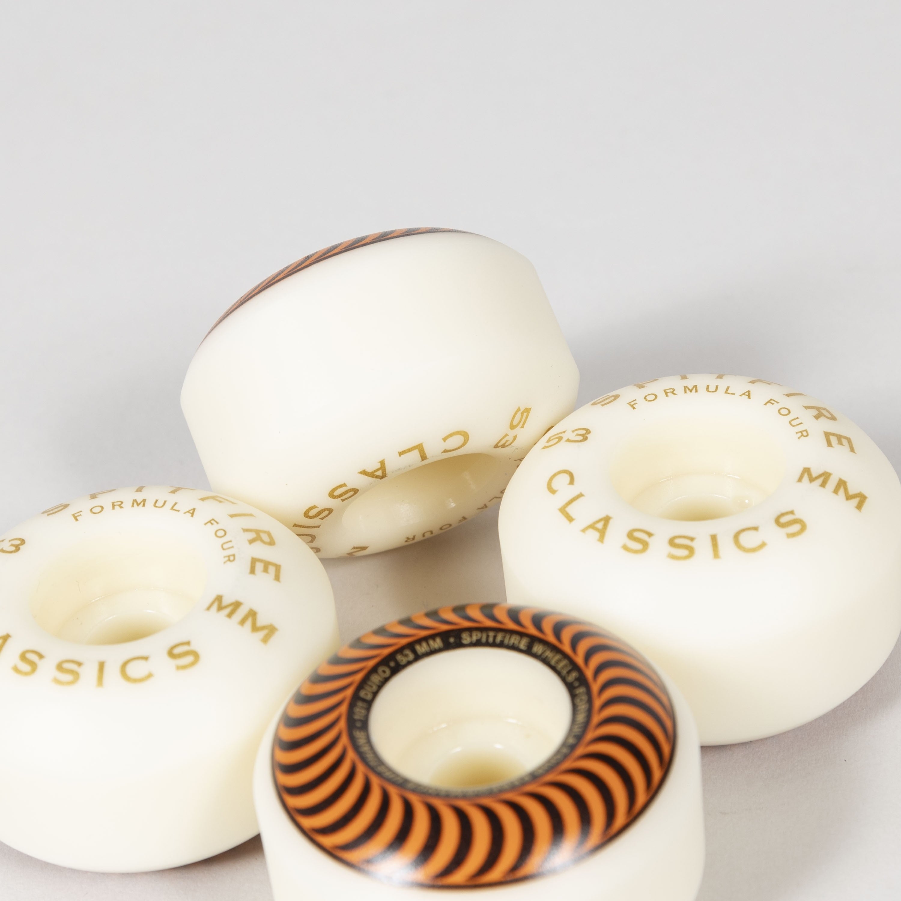 Spitfire Formula Four Classics 101DU Skateboard Wheels 53mm (Orange ...
