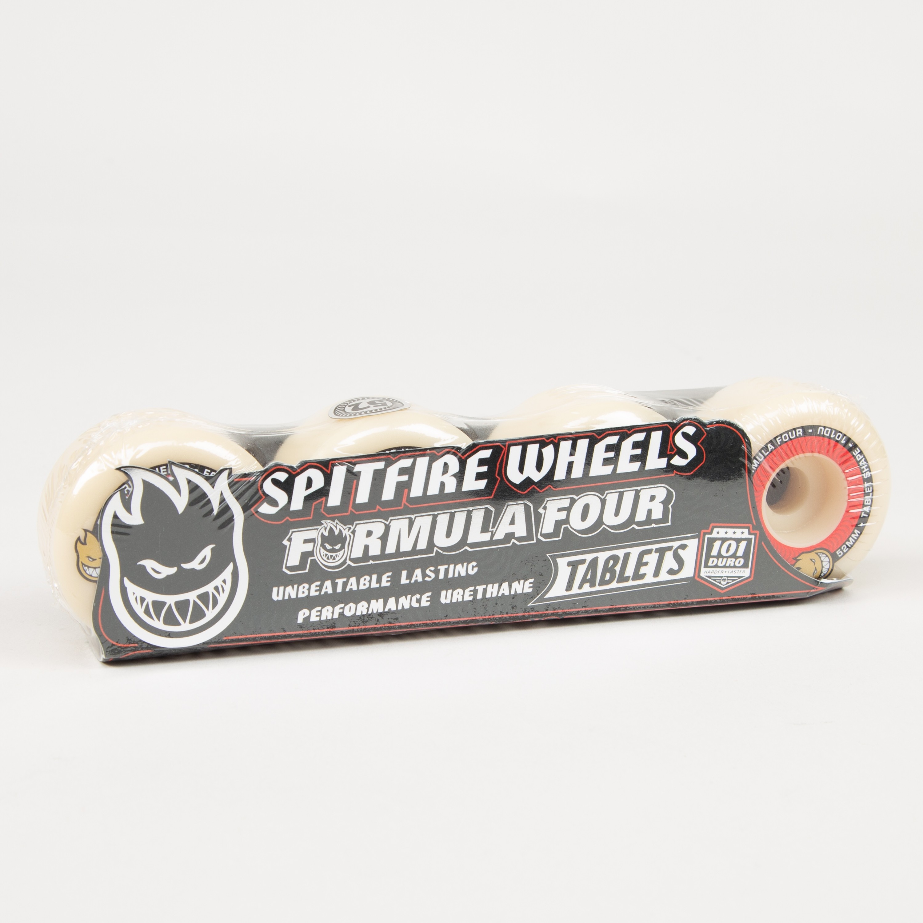 Spitfire Formula Four Tablet 101DU Skateboard Wheels 52mm (Natural ...