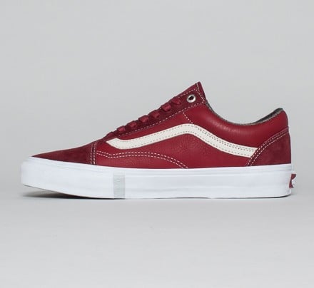 Vans Old Skool Pro (Dark Red) - Consortium.