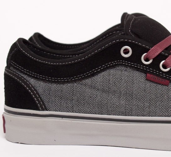Vans Chukka Low (Black/Mid Grey/Herringbone) - Consortium.