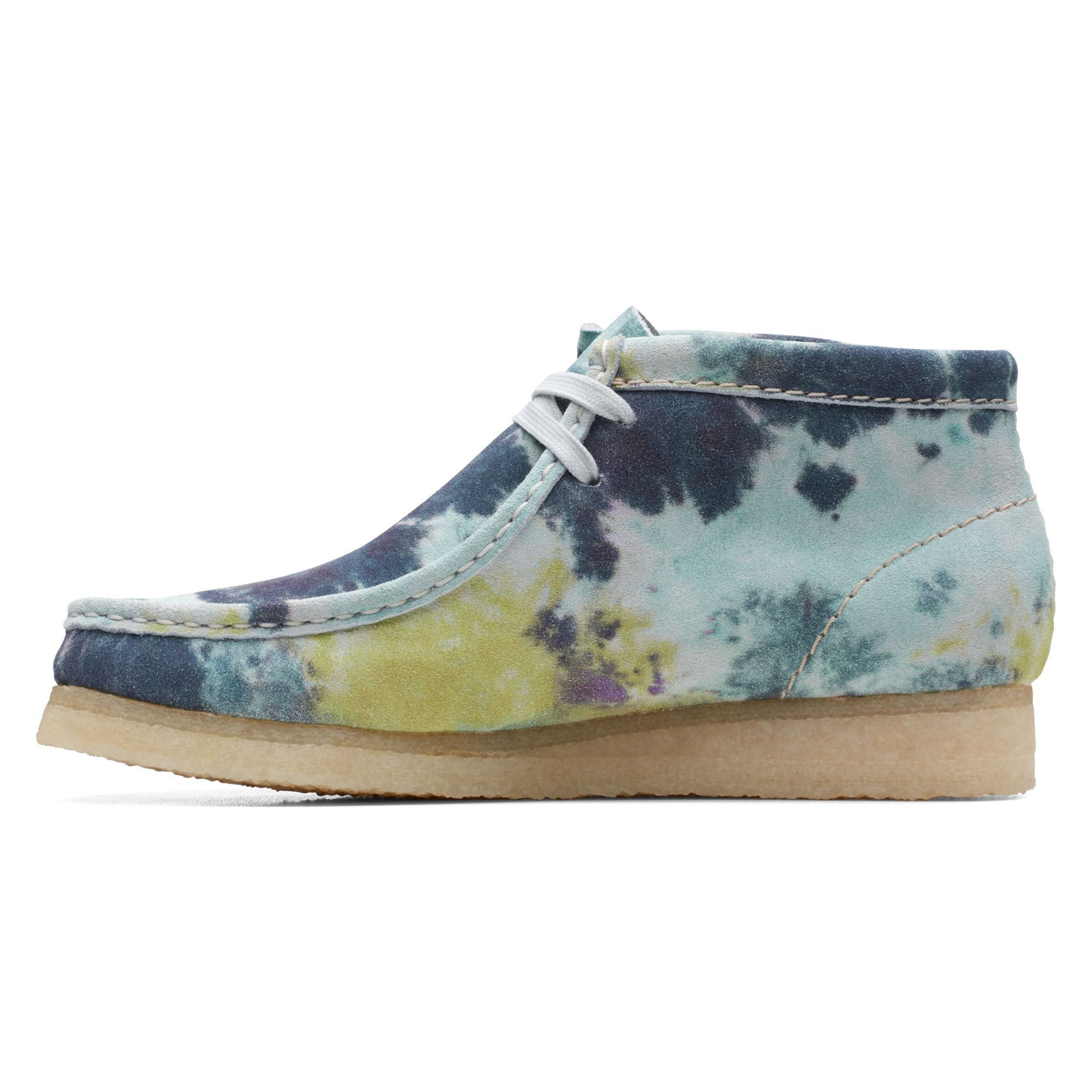 Women's Clarks Originals Wallabee Boot (Turquoise Tye Dye) - 26169843 ...