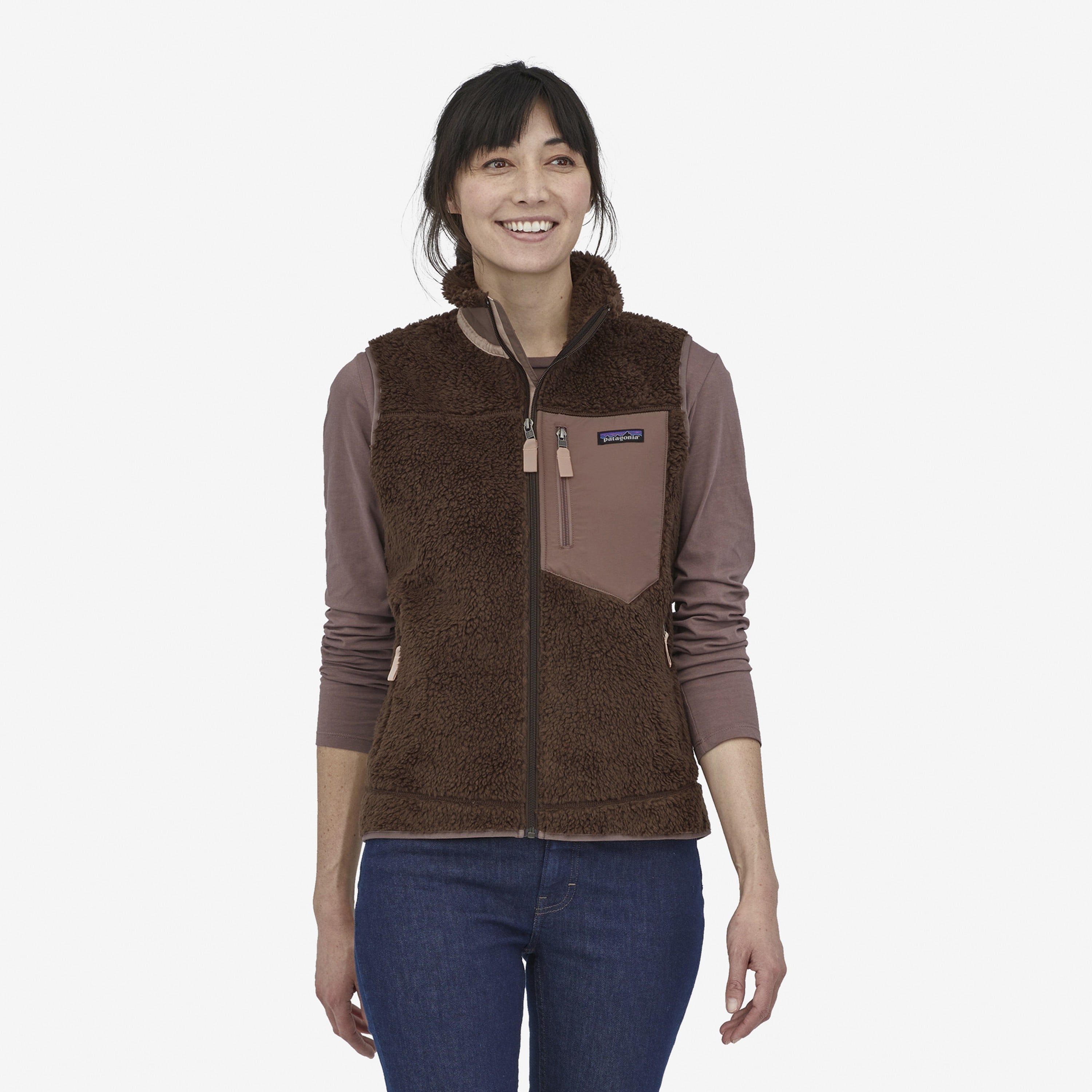 Women's Patagonia Classic Retro-X Fleece Vest (Cone Brown) - 23083-CNBR ...