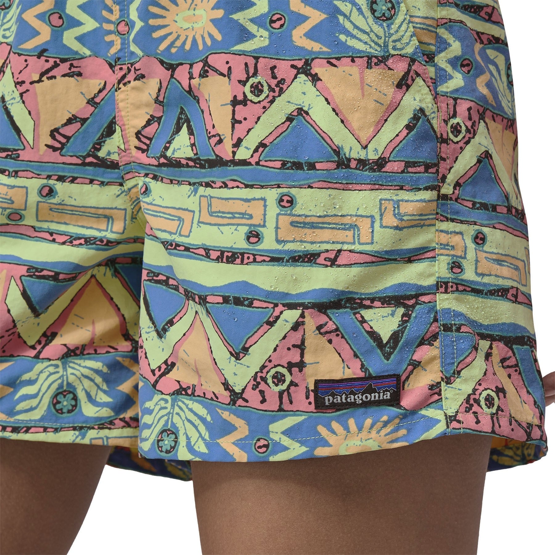 Women's Patagonia Baggies Shorts 5" (High Hopes Geo: Salamander Green ...
