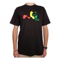 Enjoi Rasta Panda T-Shirt (Black) - Consortium.
