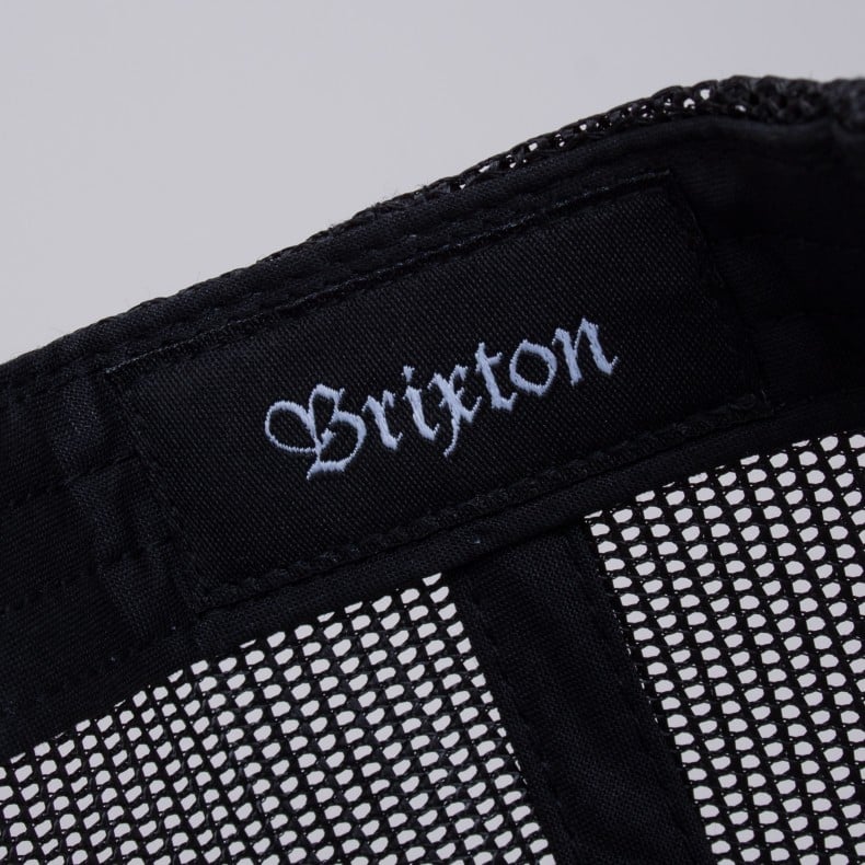 Brixton Wheeler Mesh Trucker Cap (Black) - Consortium.
