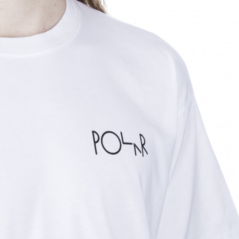 Polar Skate Co. Fill Logo T-Shirt (White) - POL-S17-FILLOGOSS-WHT - Consortium